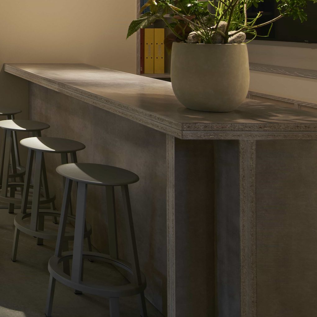 造作カウンター パーチクルボード特注色塗装 CL | TECTURE（テクチャー）