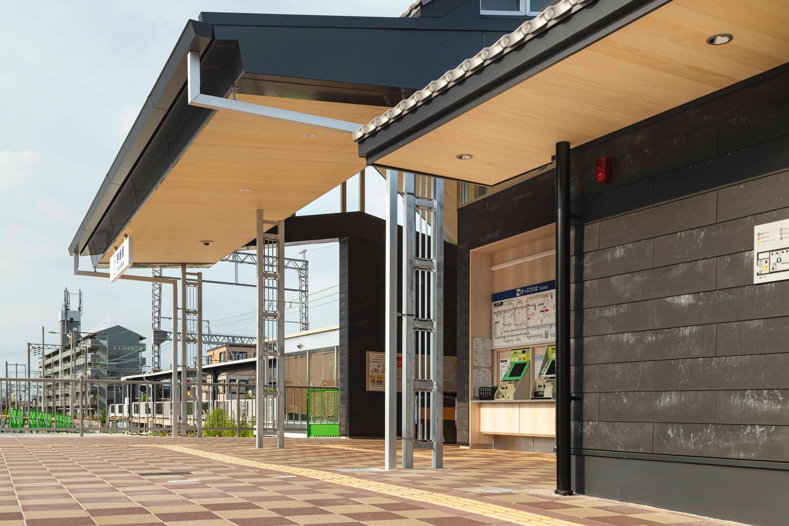 結崎駅舎・駅前公園の写真 Tecture（テクチャー）