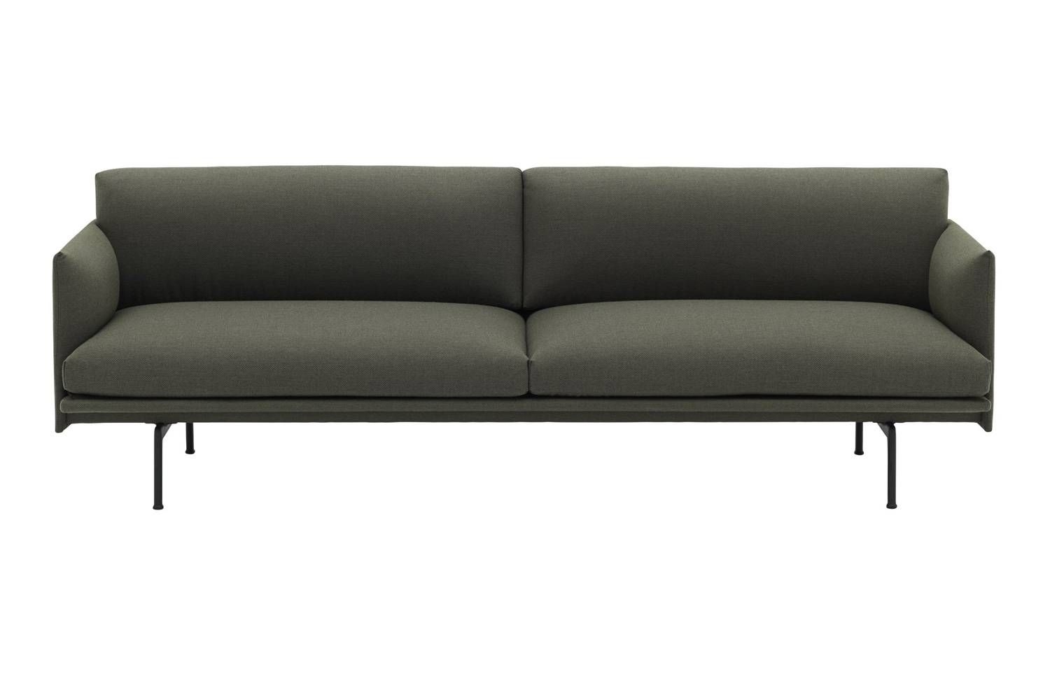 OUTLINE SOFA / 3-SEATER - BLACK BASE | TECTURE（テクチャー）
