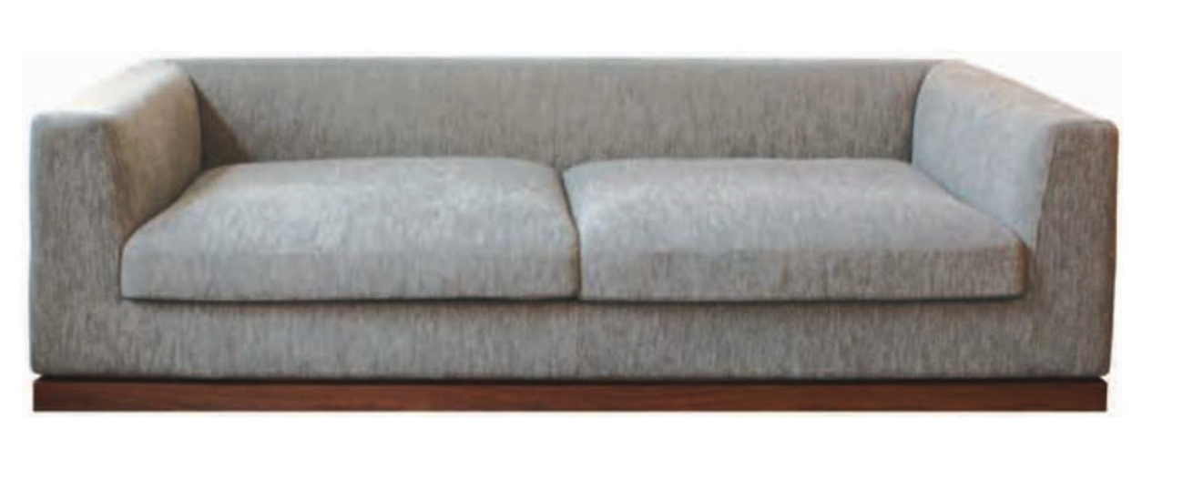 オンタリオ ソファ 3P 片肘+肘無し ウォールナット ファブリックS | TECTURE（テクチャー）