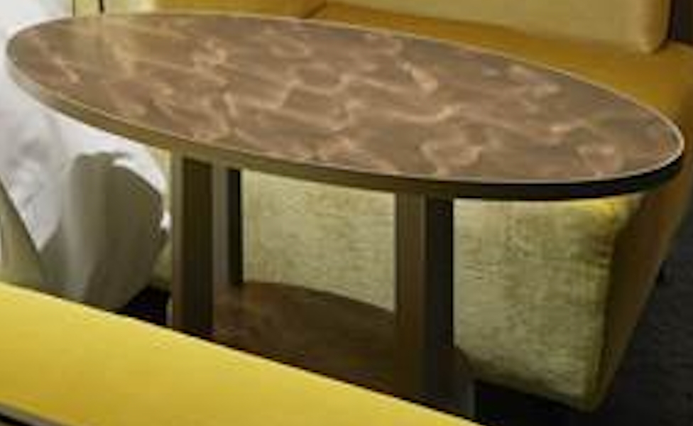 特注カフェテーブル 天板大理石 脚部：St. 焼付塗装 | TECTURE（テクチャー）