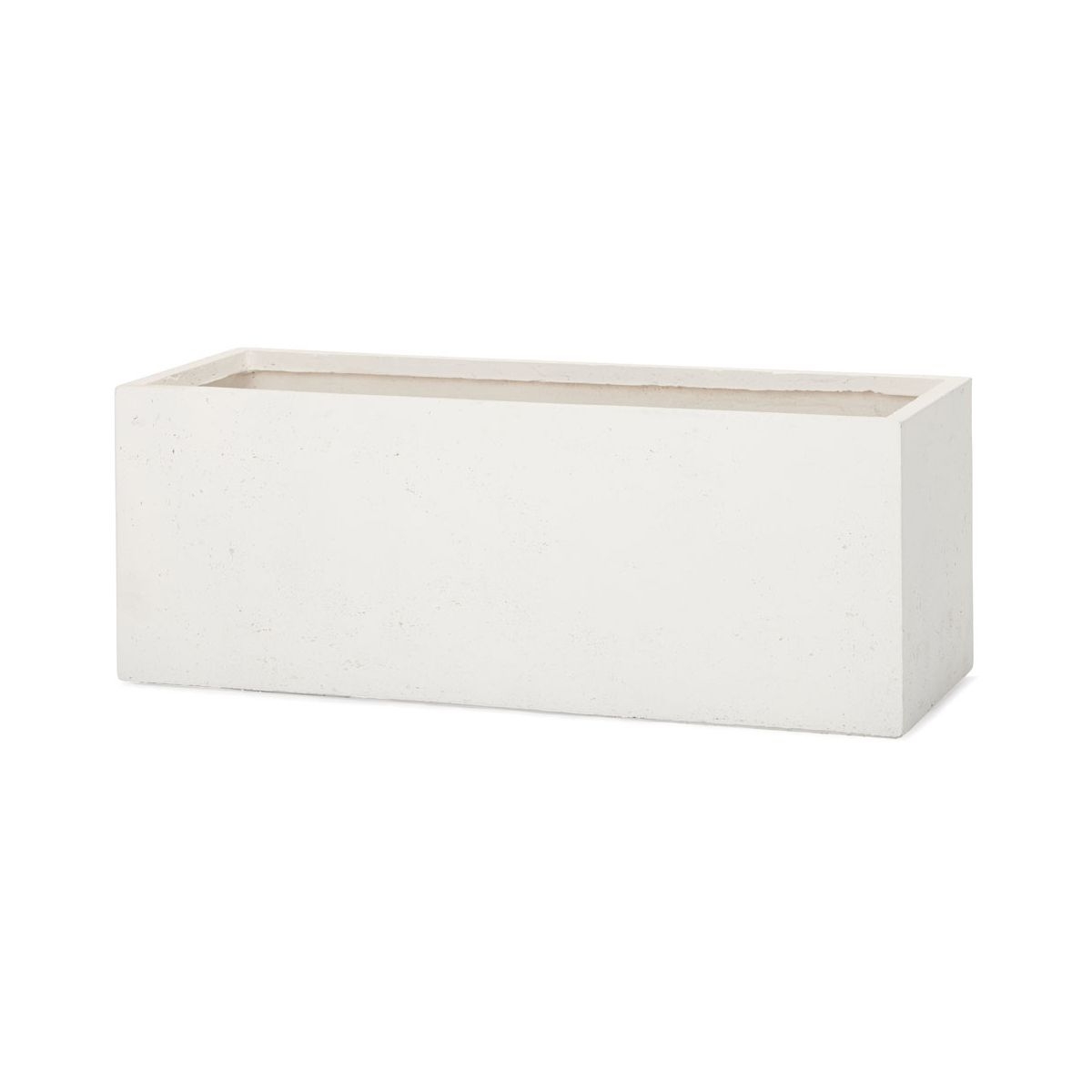 ファイバークレイ/ラムダ・スリム 長角プランター - L 100 白 | TECTURE（テクチャー）
