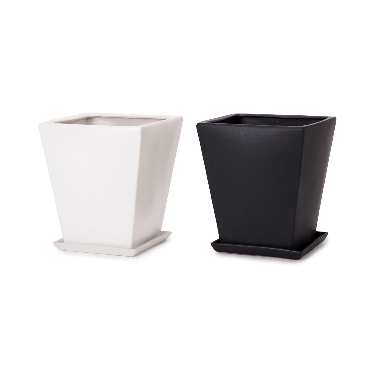 WYモダン/WY10 マット釉 受け皿付きセット - M 11 黒 | TECTURE（テクチャー）