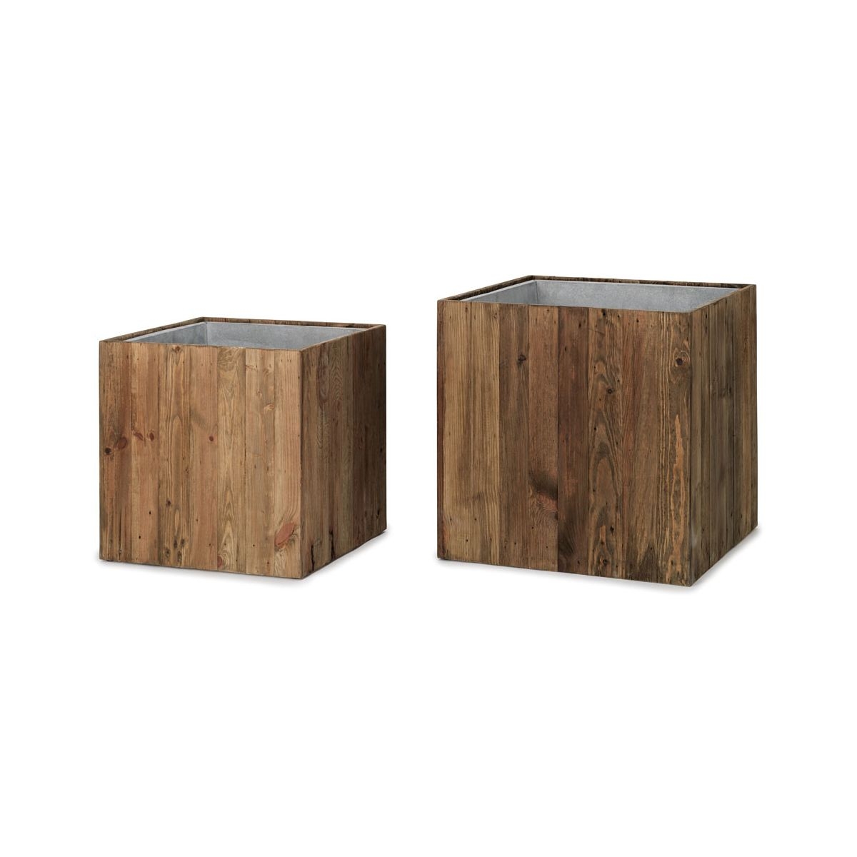 リサイクルウッド/キューブ (ジンクインナー付) - L 51 | TECTURE（テクチャー）