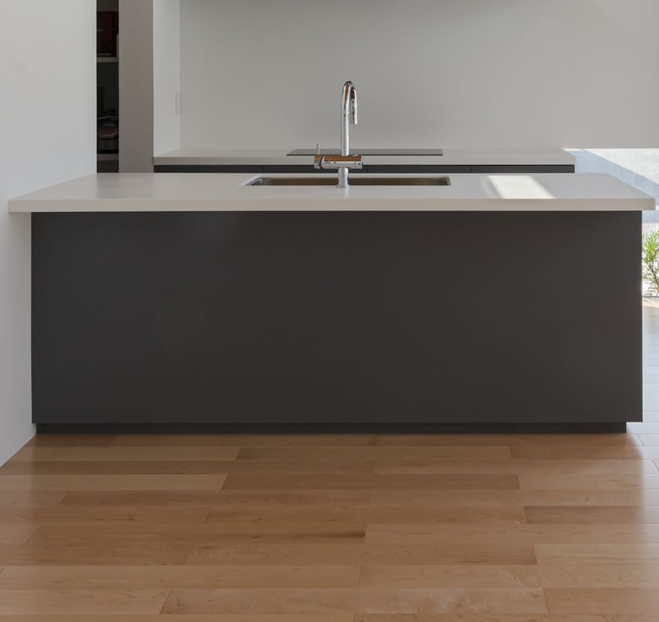 造作システムキッチン 側板：MDF t=18mm 塗装 | TECTURE（テクチャー）