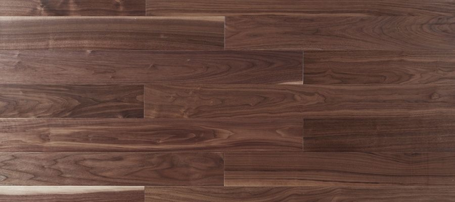 ウォールナット 床暖房対応 挽板フローリング ネステッド 130mm巾/セレクト - Arborインビジブルコート ネステッド | TECTURE（テクチャー）