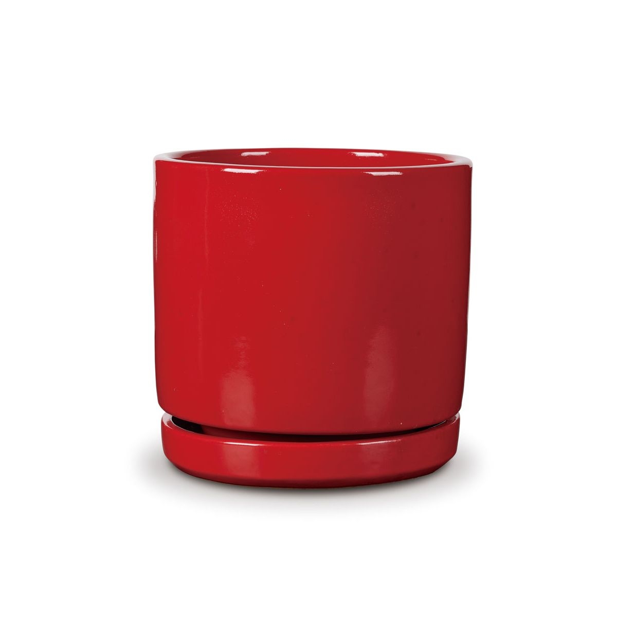 ビトロ/エンデカ インナーポット付き（受け皿なし） - M 10 レッド釉 | TECTURE（テクチャー）