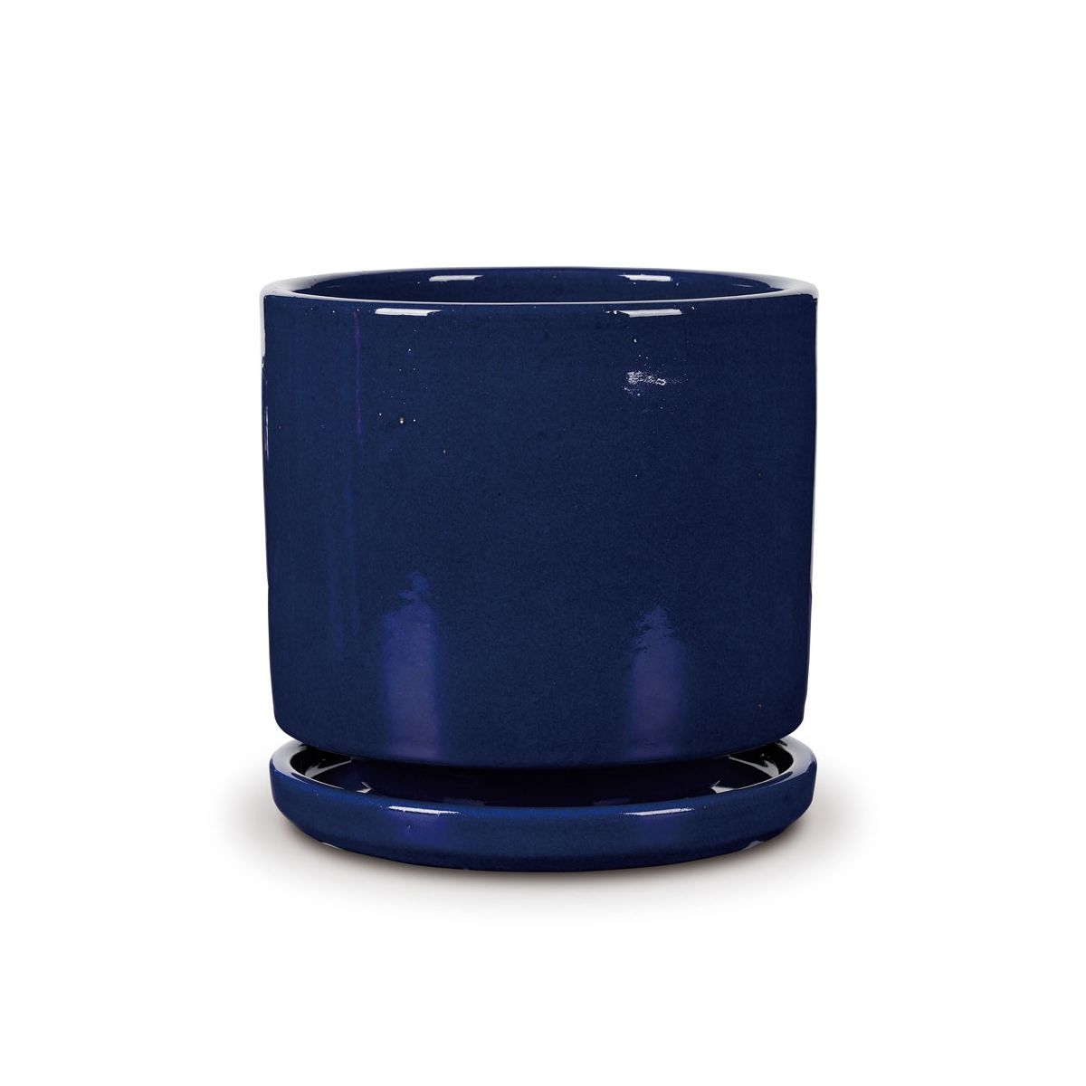 ビトロ/エンデカ インナーポット付き（受け皿なし） - M 10 ネイビー釉 | TECTURE（テクチャー）