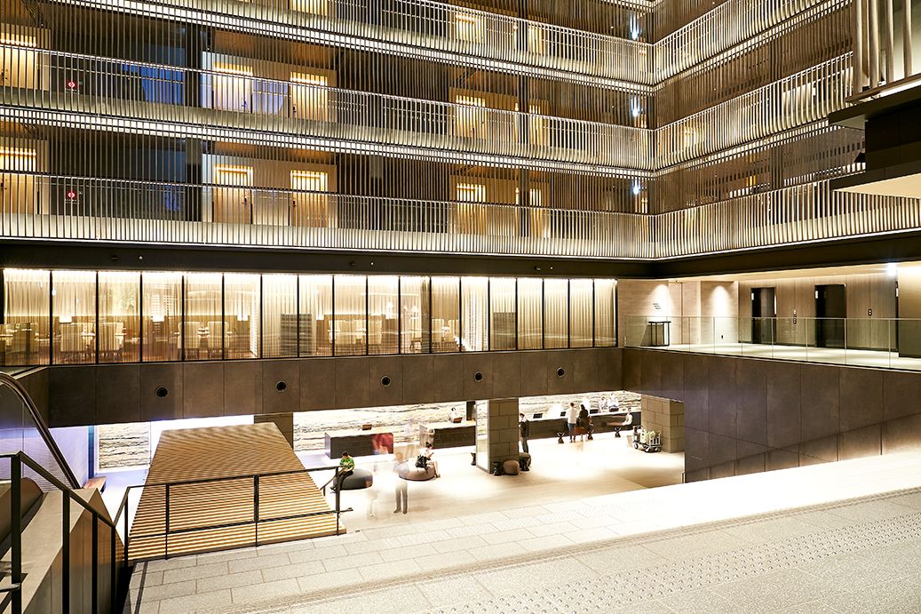 ラミナムジャパン/大判セラックタイルと照明演出 1 | TECTURE（テクチャー）