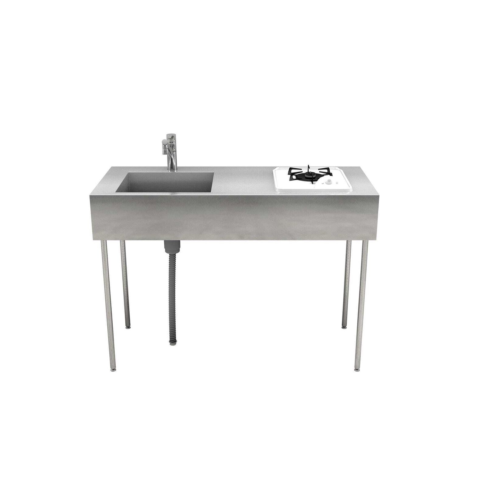 ミニマルキッチン 脚付き W1200×D500 | TECTURE（テクチャー）