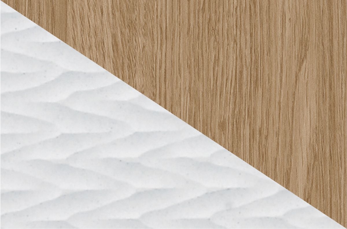 内装用木目調不燃パネル DSウォール/ラッピングウォール/切削柄-06 - 切削柄-06/60 ペルマナンライトオーク | TECTURE（テクチャー）