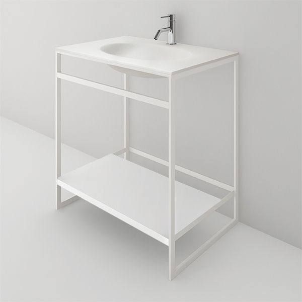 フィーネ洗面 ホワイトボウル - W750 (フレームホワイト/棚ホワイト) | TECTURE（テクチャー）