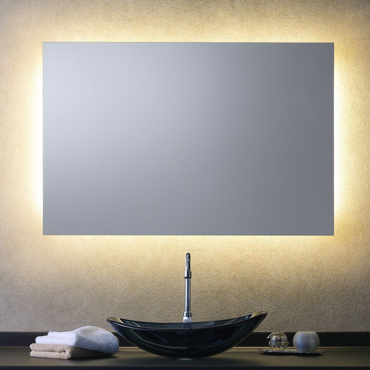 前接光 450×900 LED一体型ミラーライト（曇り止めヒーター無し） MBK018R-L | TECTURE（テクチャー）