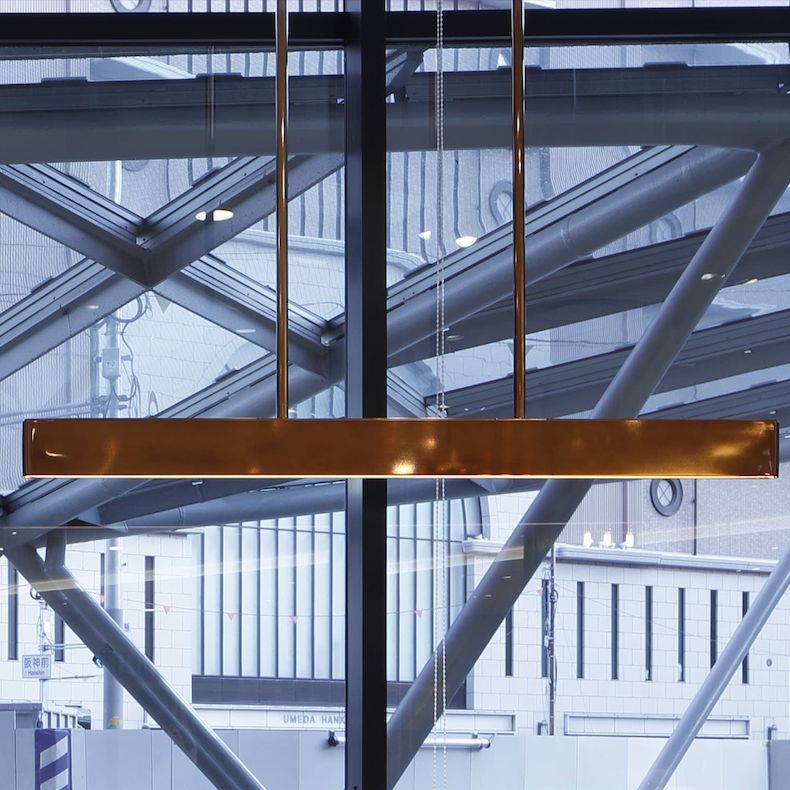 特注ライン照明 SUS HL 銅板風カラークリア塗装 | TECTURE（テクチャー）