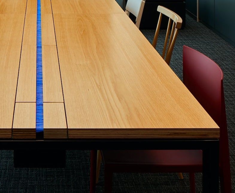 特注テーブル ホワイトオーク UC スチール脚 | TECTURE（テクチャー）