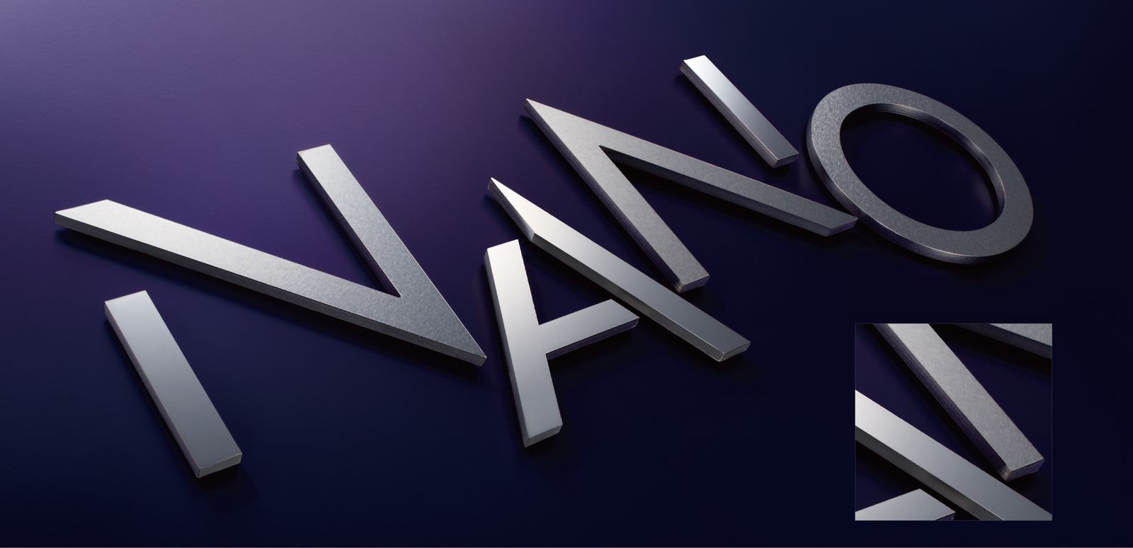 METAL sign レーザーカット SUSバイブレーション[t5]＋ SUS鏡面[t5] | TECTURE（テクチャー）