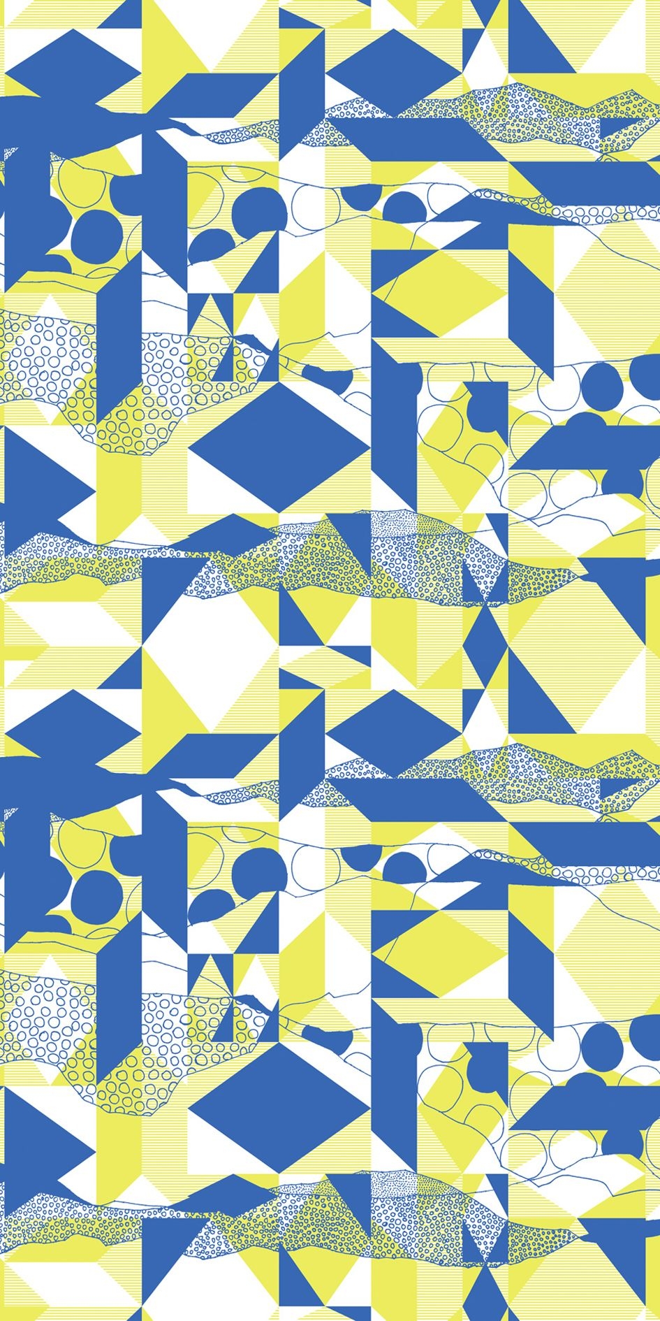 +WONDER / メラミン化粧板 - W-3006 blue＆Yellow Green | TECTURE（テクチャー）