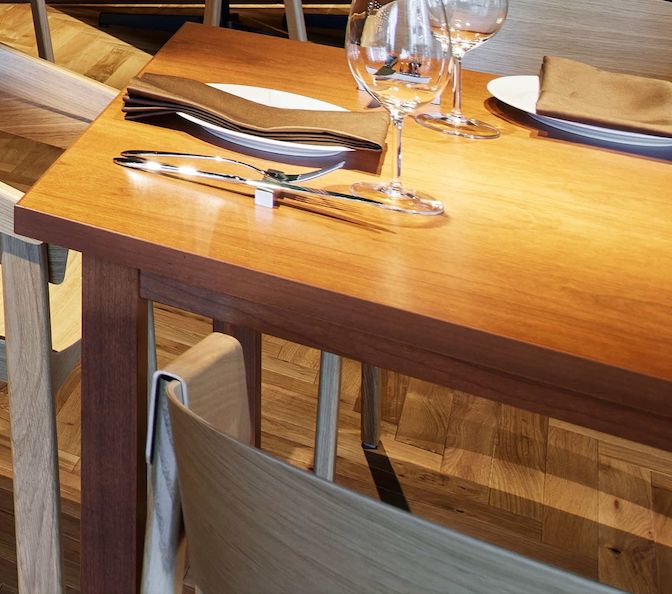 特注カフェテーブル 天板：突板 染色 UC | TECTURE（テクチャー）